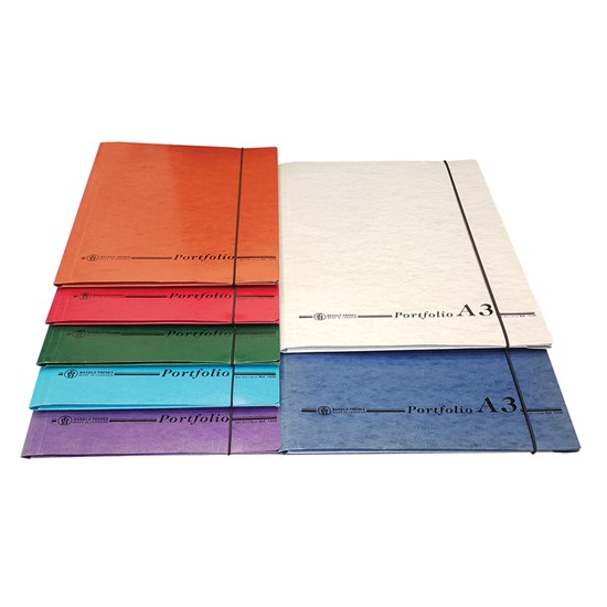 PORTFOLIO Flap File PG 726g w/Elastic A3- Blue